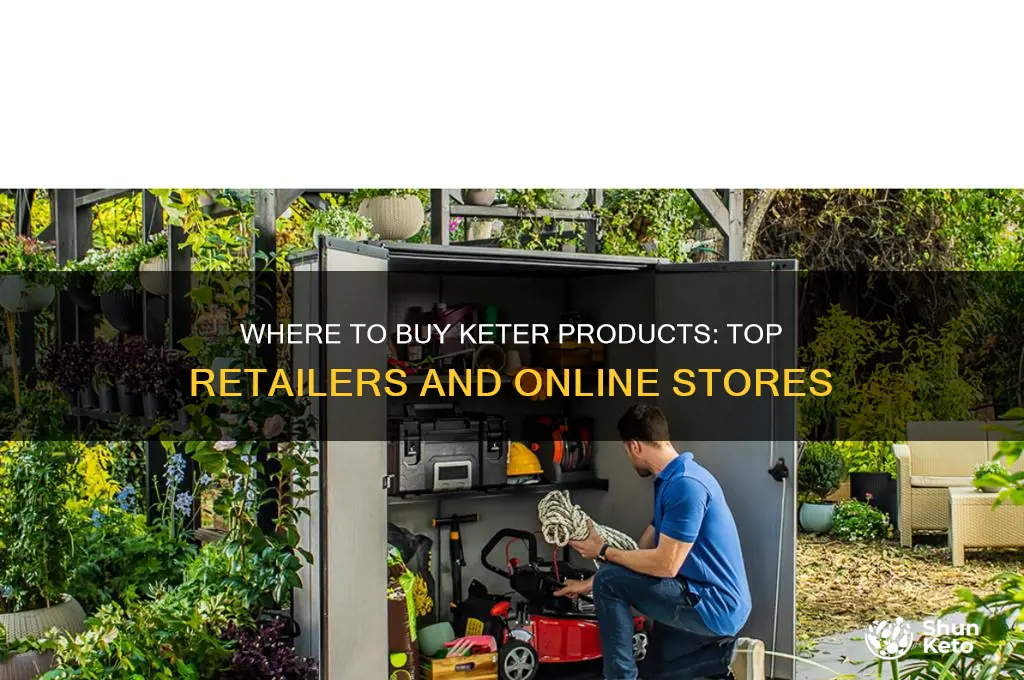 Where To Buy Keter Products: Top Retailers And Online Stores | ShunKeto