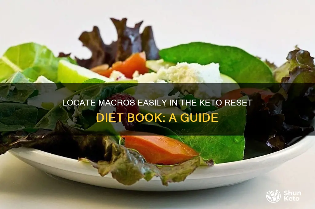 Locate Macros Easily In The Keto Reset Diet Book: A Guide | ShunKeto