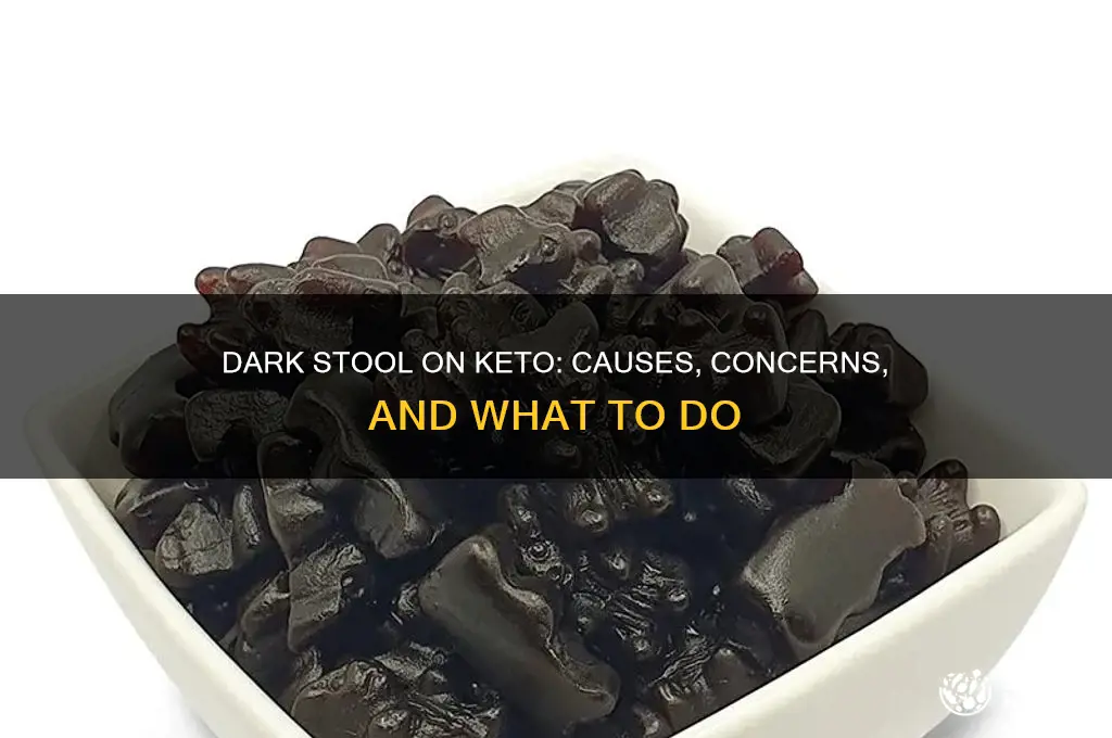 Dark Stool On Keto: Causes, Concerns, And What To Do | ShunKeto