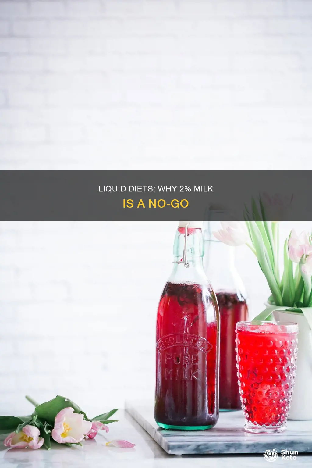 Liquid Diets: Why 2% Milk Is A No-Go | ShunKeto
